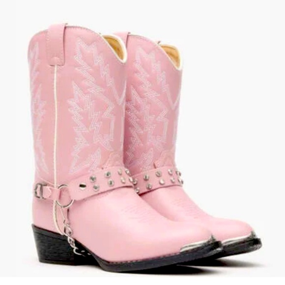 Durango | Shoes | Durango Pink Western Cowboy Boots With Studded ...